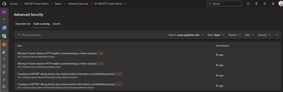 GitHub Advanced Security for Azure DevOps